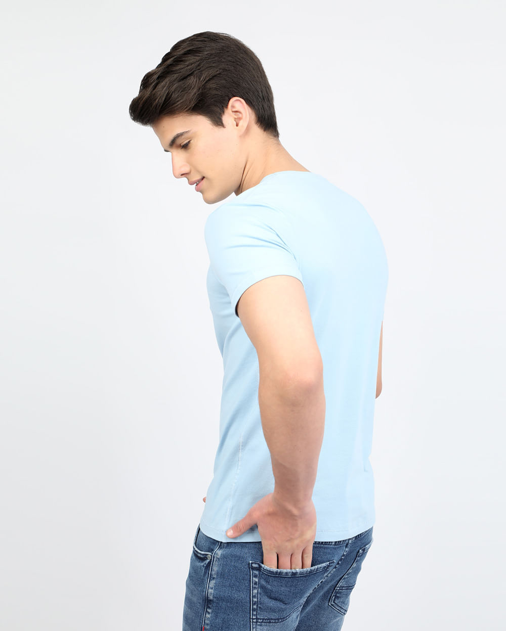 Polo Hombre Warren Celeste Ártico | Topitop.pe - topitop