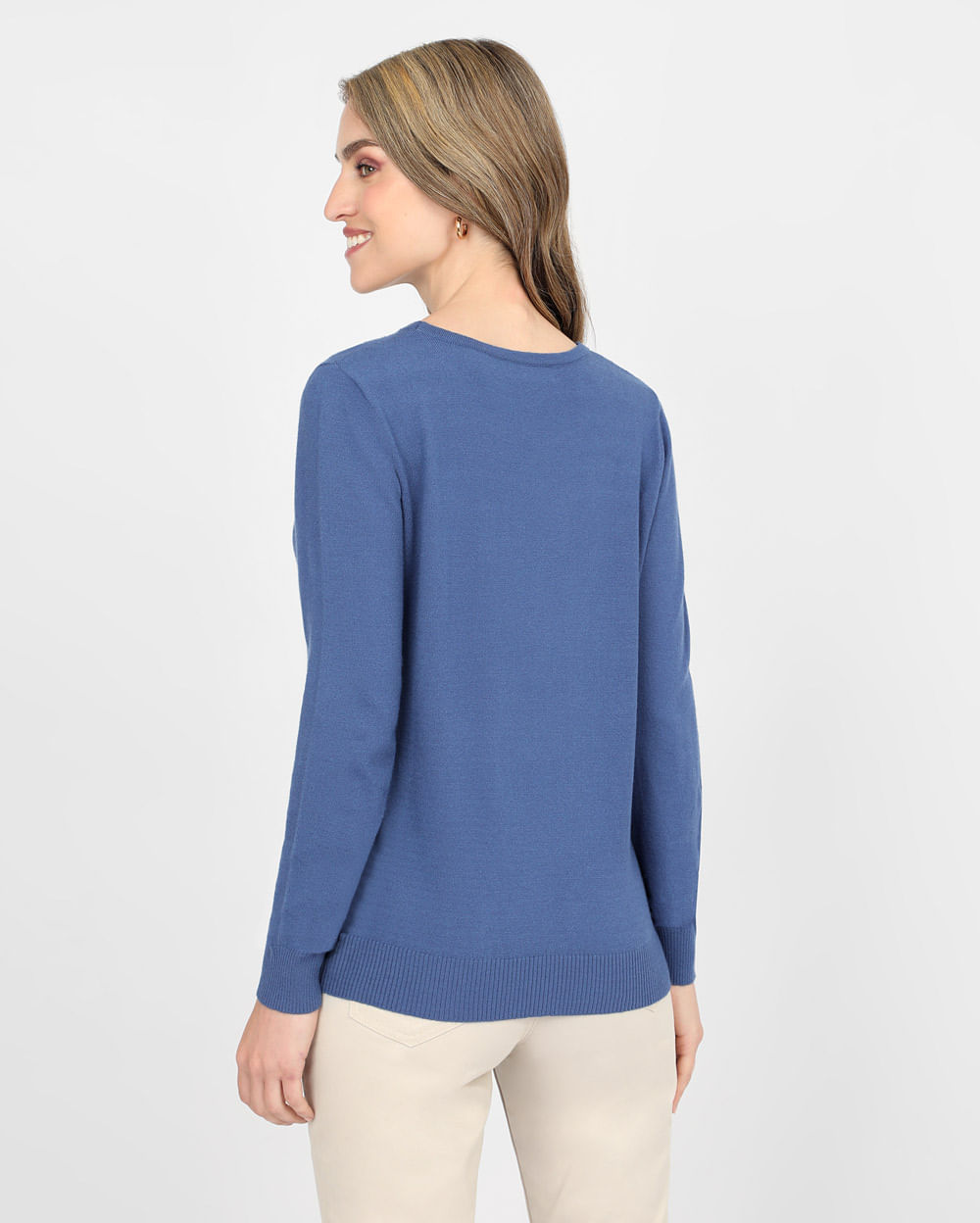 Chompa Mujer Namora Azul Atlantico | Topitop.pe - topitop