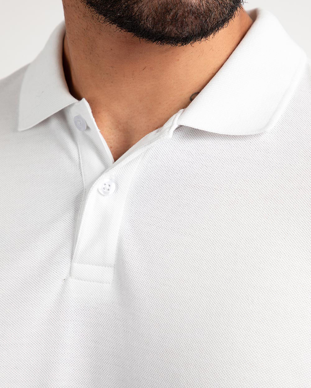 Polo Cuello Camisa Hombre Renato Blanco | Topitop.pe - topitop