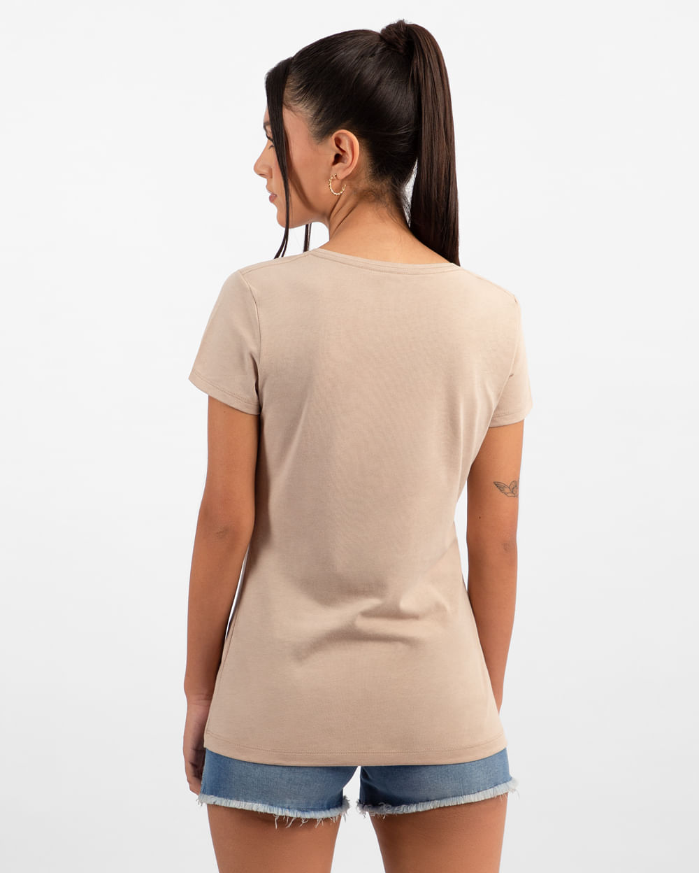 Polo Mujer Harumi Beige Natural | Topitop.pe - topitop
