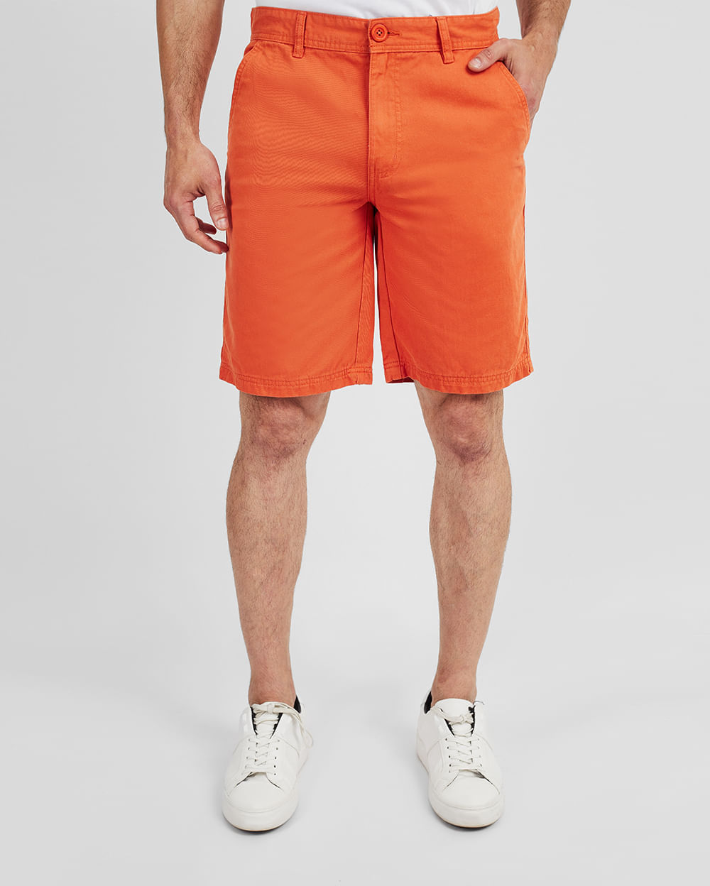 Bermuda Hombre Ismael Naranja Oscuro | Topitop.pe - topitop