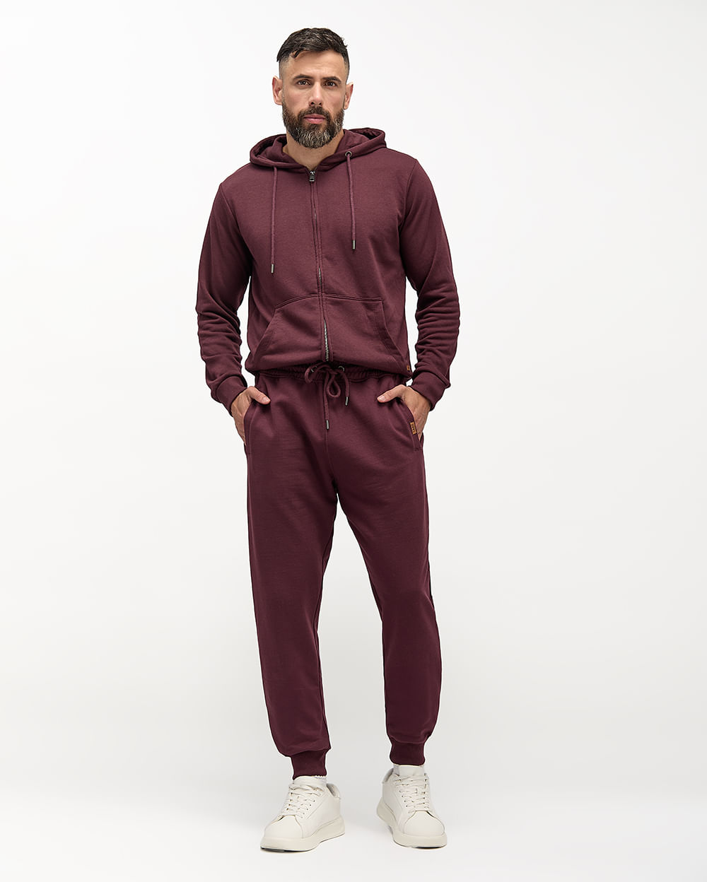 Jogger Hombre Juan Core Guinda Shadow | Topitop.pe - topitop