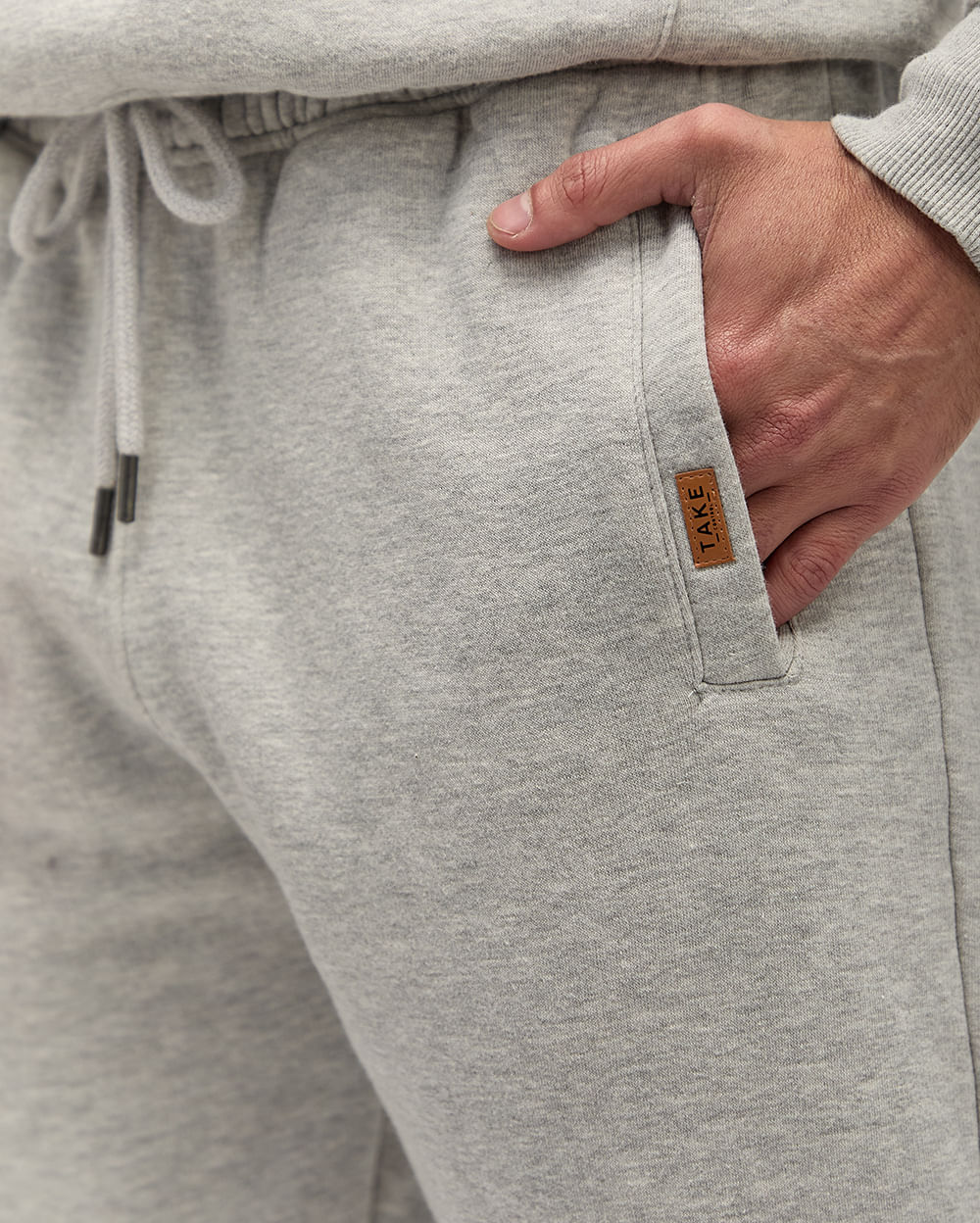 Jogger Hombre Juan Core Gris Fit Poly Htr | Topitop.pe - topitop