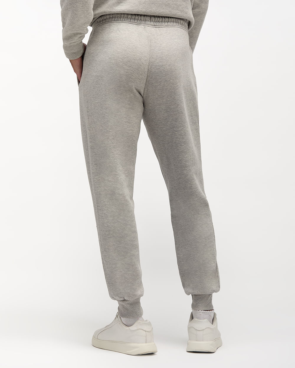 Jogger Hombre Juan Core Gris Fit Poly Htr | Topitop.pe - topitop