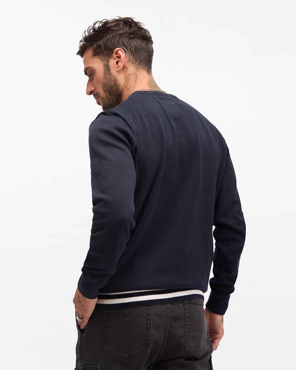 Chompa Hombre Guido Azul Imperial | Topitop.pe - topitop