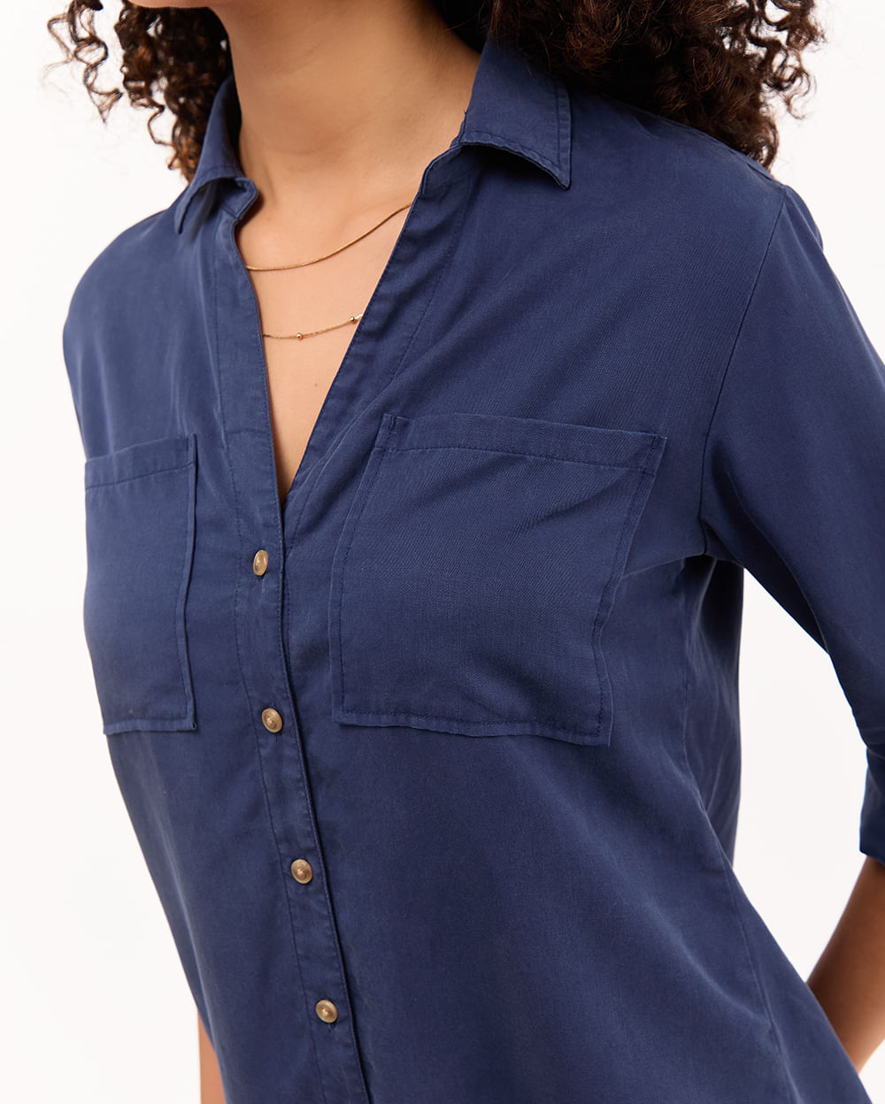 Blusa Mujer Miluska Azul Mora | Topitop.pe - topitop