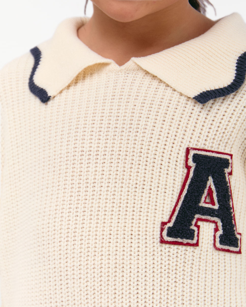 Chompa Niña Astrid Crema Angora | Topitop.pe - topitop