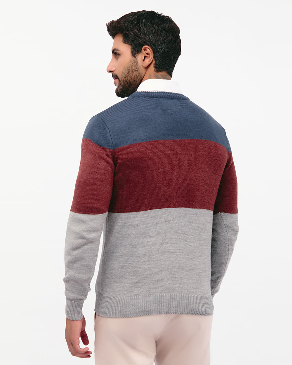 Chompa Hombre Jhair Azul Pacífico | Topitop.pe - topitop